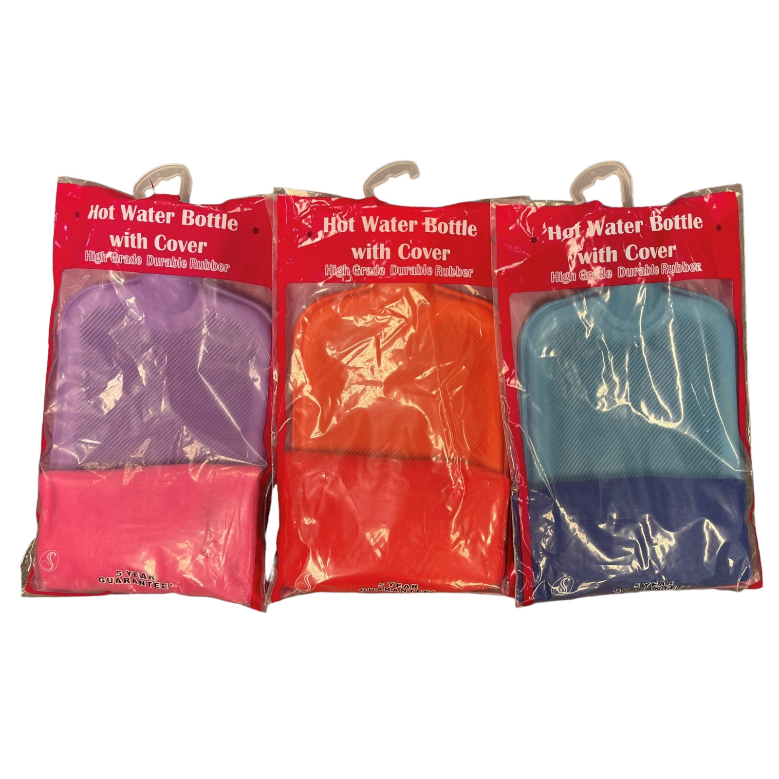 Creative Max. Double Rib Hot Water Bottle + COVER